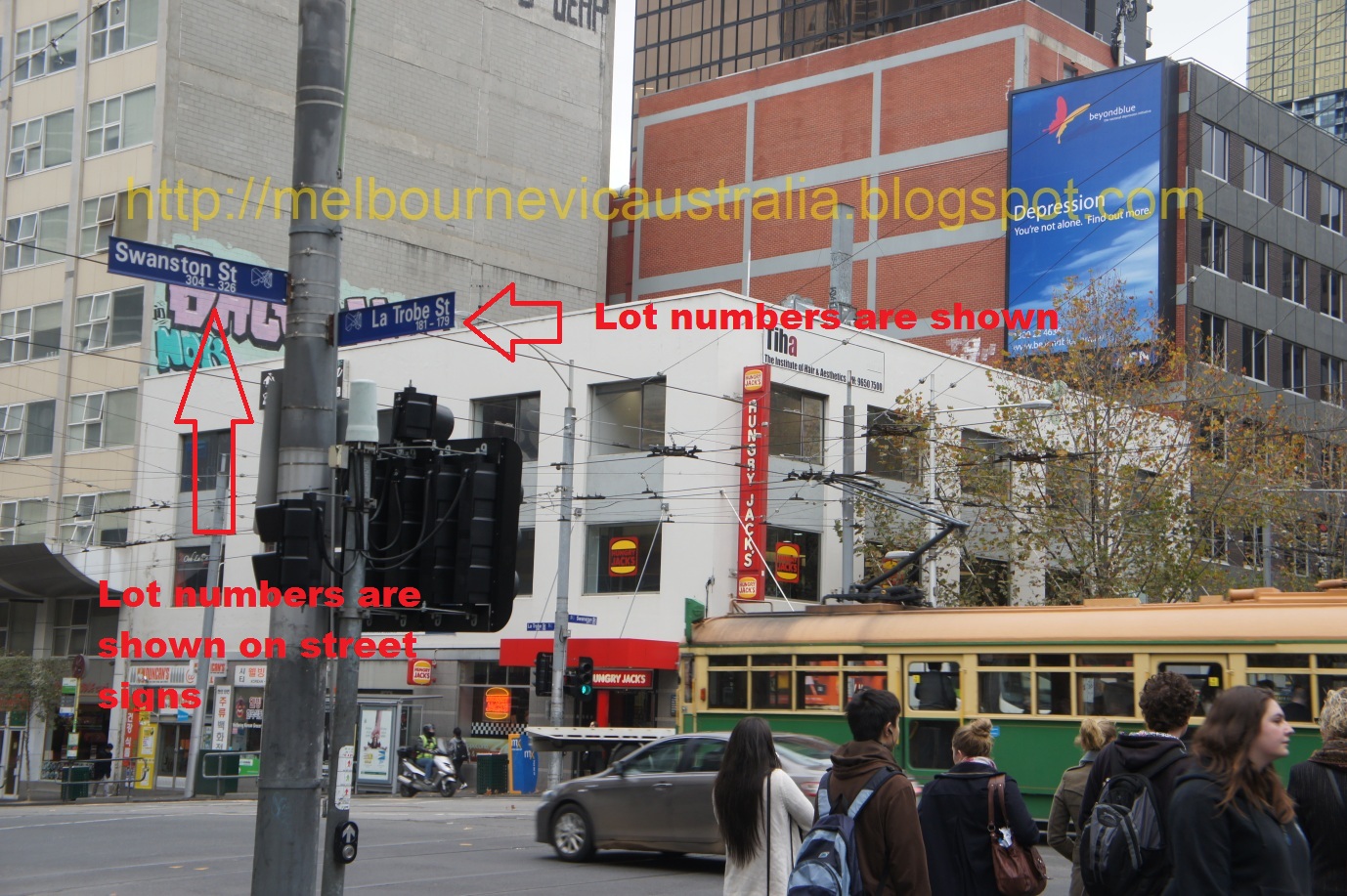 Melbourne Victoria Australia: Melbourne Central Business District ...