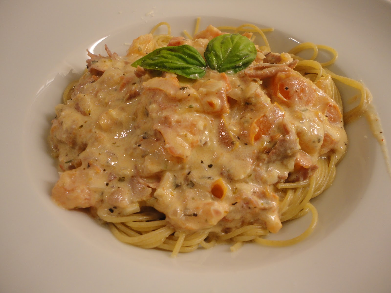 Cooked With Love: Pastasaus met Boursin Cuisine en Italiaanse ham