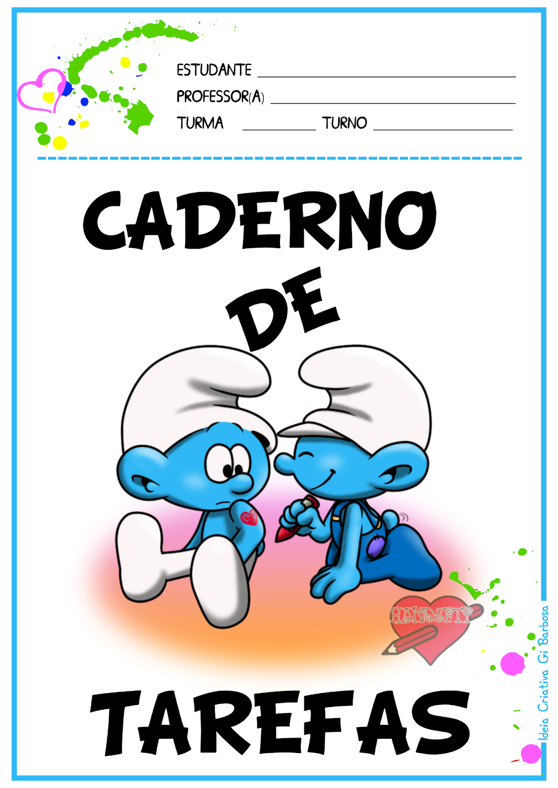 Saberes E Fazeres Em Nossas Mãos: Capa Para Caderno: Lindas!