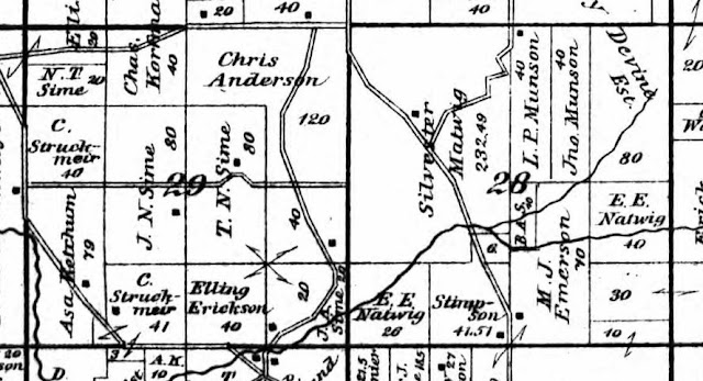 Genea-Musings: Finding Elling Eriksen Natvig's Land in Cottage Grove ...