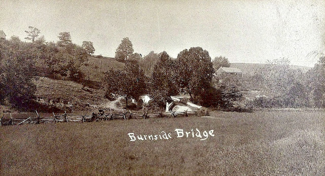JOHN BANKS' CIVIL WAR BLOG: Antietam: An old view of Burnside Bridge
