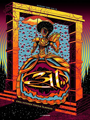 INSIDE THE ROCK POSTER FRAME BLOG: Munk One 311 Mobile Alabama Poster ...