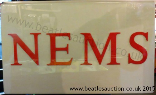 Liverpool Beatles Auction: Rare NEMS Liverpool Shop Sign Up For Auction ...