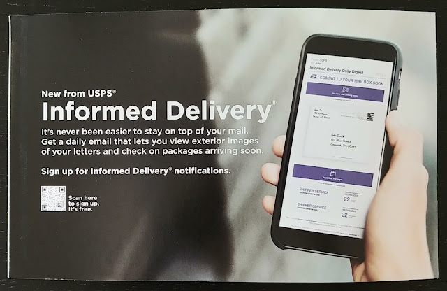 미국 우정청(USPS)의 Informed Delivery 서비스