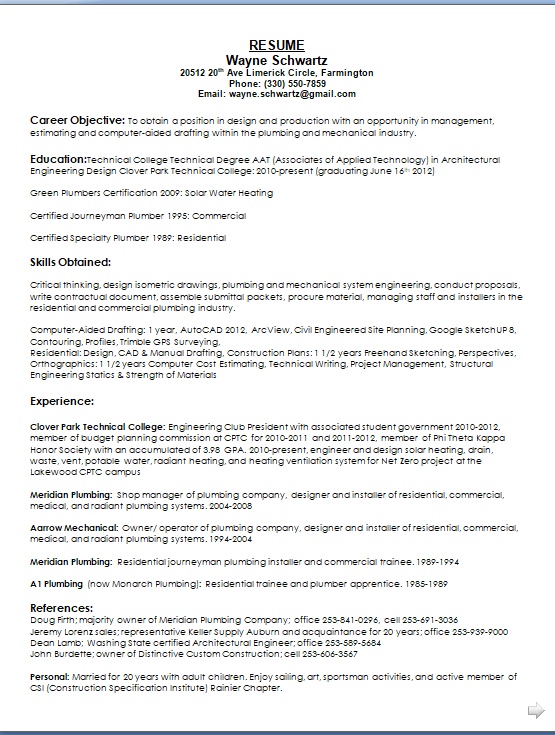 Engineering Club President Sample Resume Format in Word Free Download