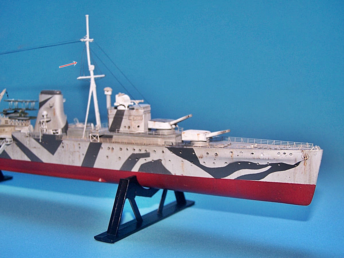 maquetas-sario: HMS AJAX AIRFIX 1/700 CON FOTOGRABADOS DE WHITE ENSIGN ...