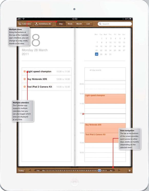 Seeing your appointments in the Calendar app | tablet iphone ipad