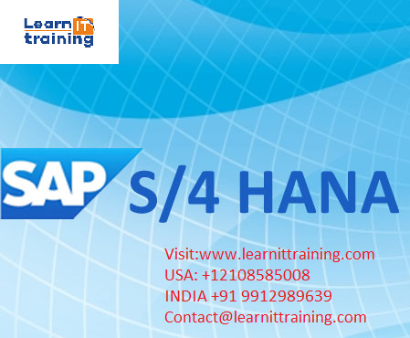Sap S4 Hana Online Training: SAP S4 HANA Basics for Technology ...