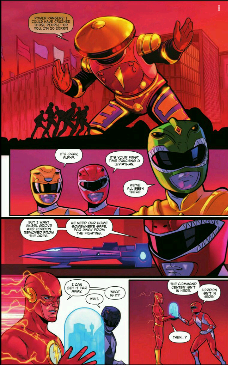 Weird Science DC Comics: Justice League / Power Rangers #6 Review