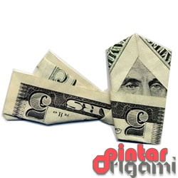 Origami Uang Kertas Unik | Cara Membuat Origami | Bunga | Binatang ...