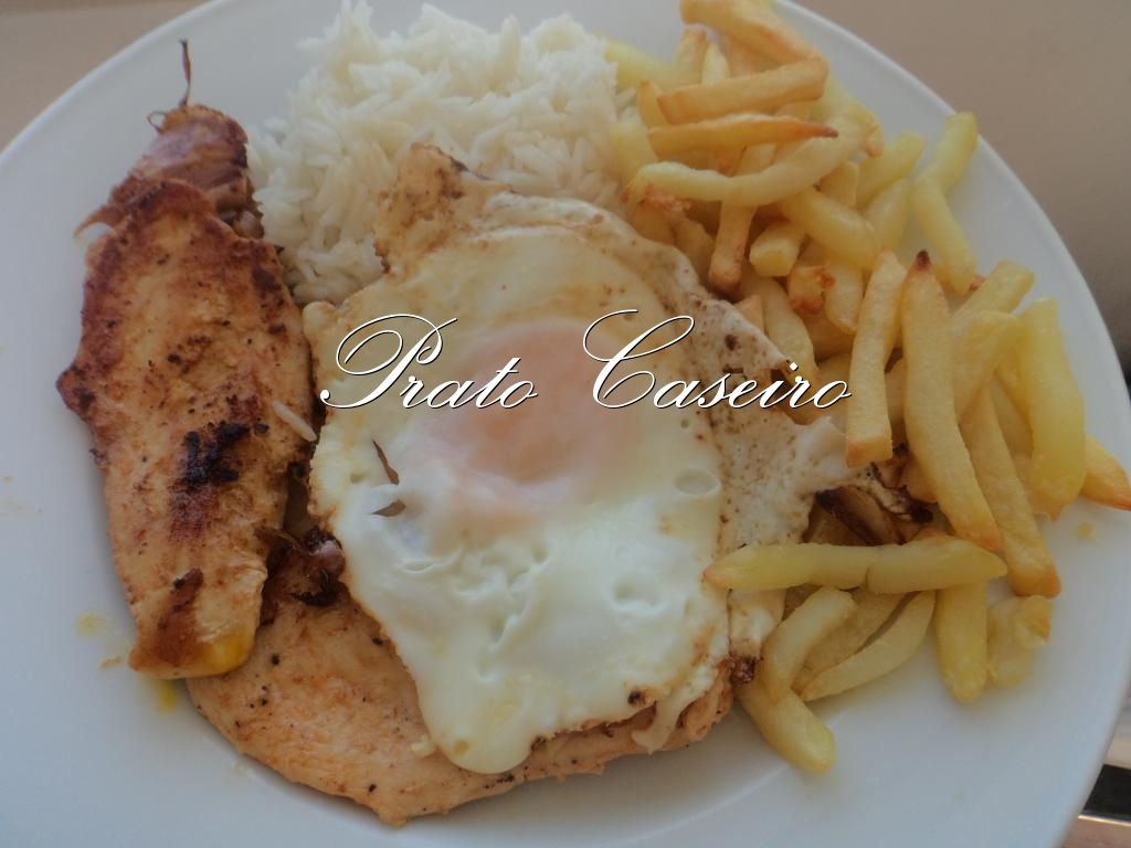 Prato Caseiro: Bitoque de frango