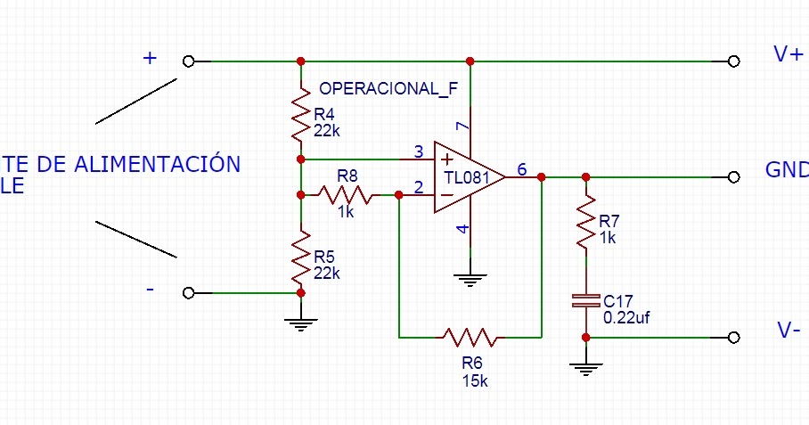 Electrónica Básica: Proyecto: Fuente simétrica a partir de una fuente ...
