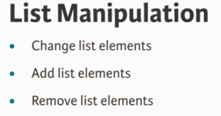 Manipulating Python Lists ~ Soni Technologies