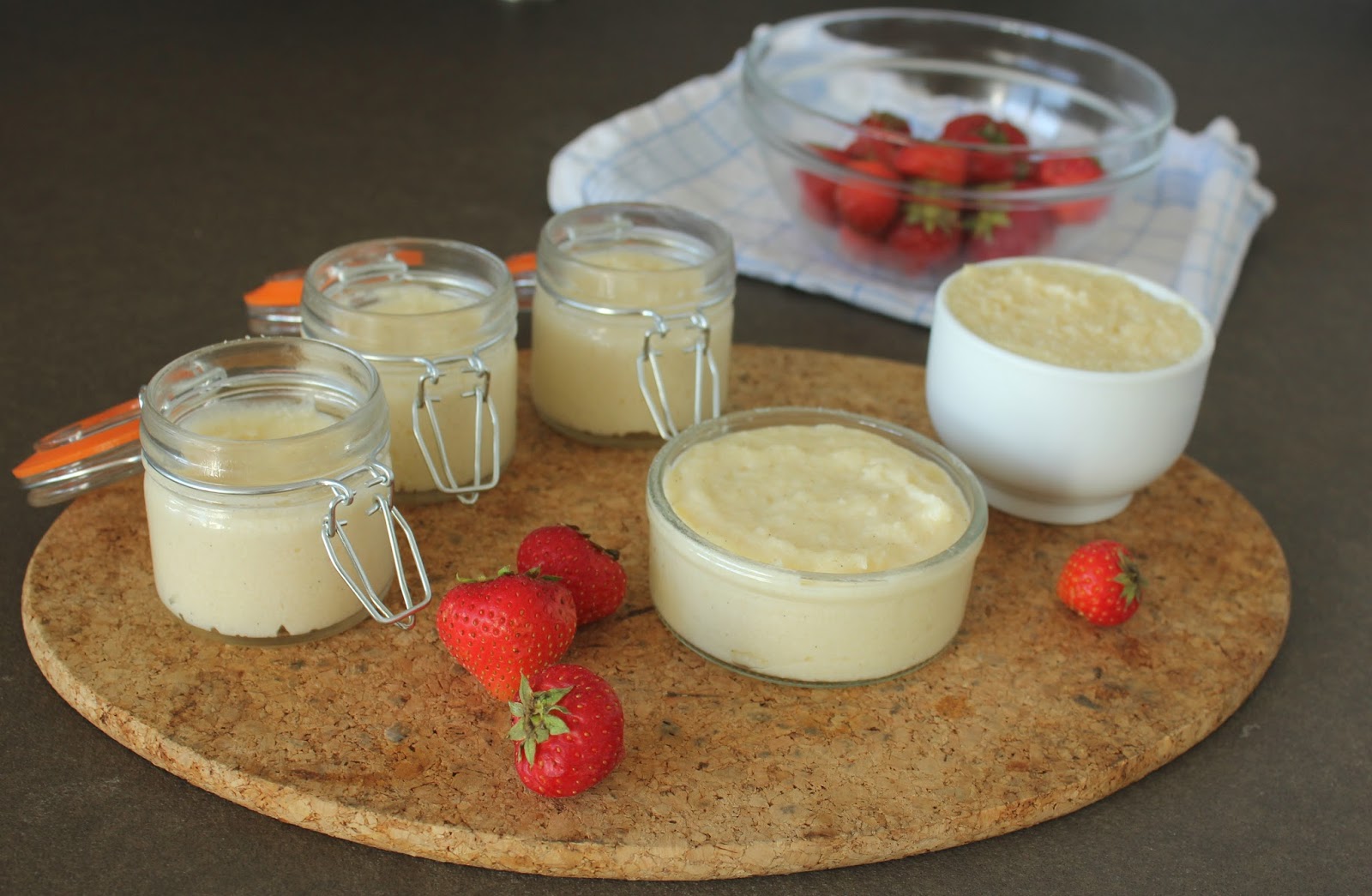 Pudica's Food Corner: Semolina Flummery (Grießflammeri) with Strawberry ...