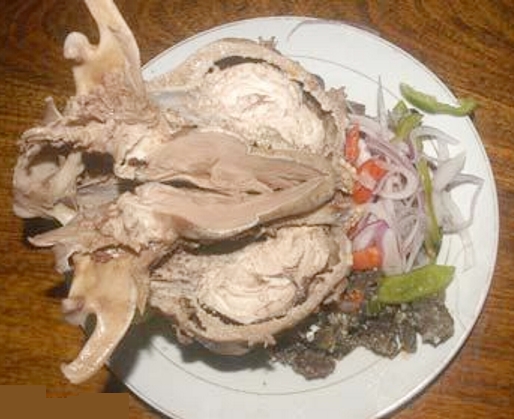 Recetas de comida Boliviana: ROSTRO ASADO (Uman Serkhe)