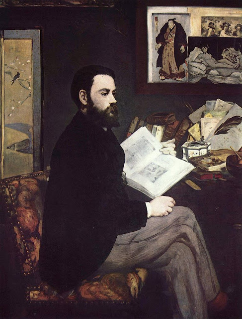 Le Muse : MANET, Edouard (Paris, 1832 - 1883): Ritratto di Émile Zola ...