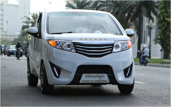 Angkor EV Supper Car of Cambodia | Telex Angkor