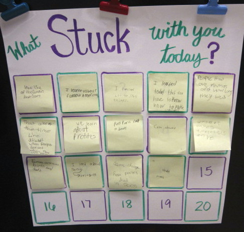 Teach From The Heart: What Stuck With You Today? - Exit Tickets