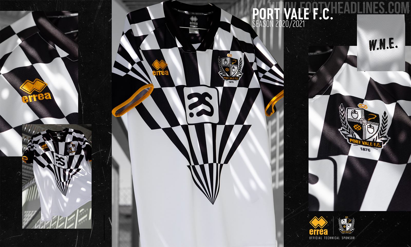 Stunning Port Vale 20-21 Home & Goalkeeper Kits Released - Design Input ...