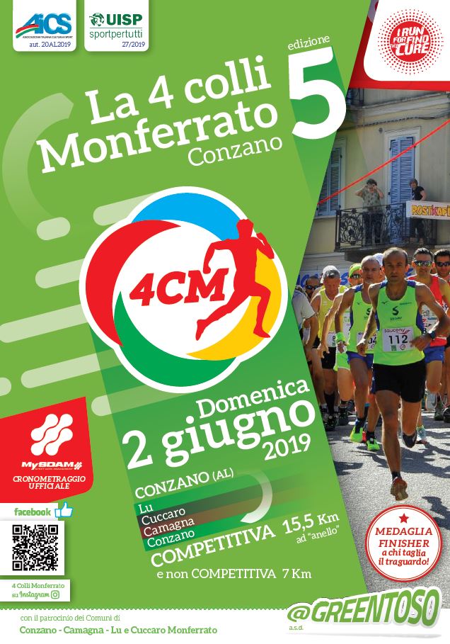 Genova di corsa: La 4 Colli Monferrato - locandina