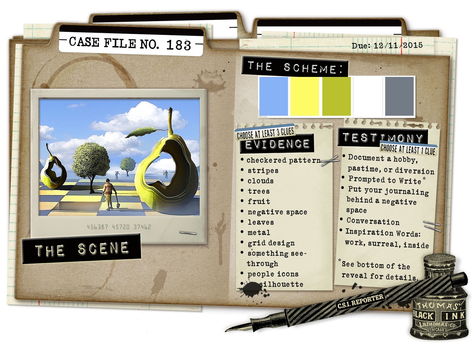 Little Scraps of Magic: Dolphin Kisses {CSI Case File No. 183}