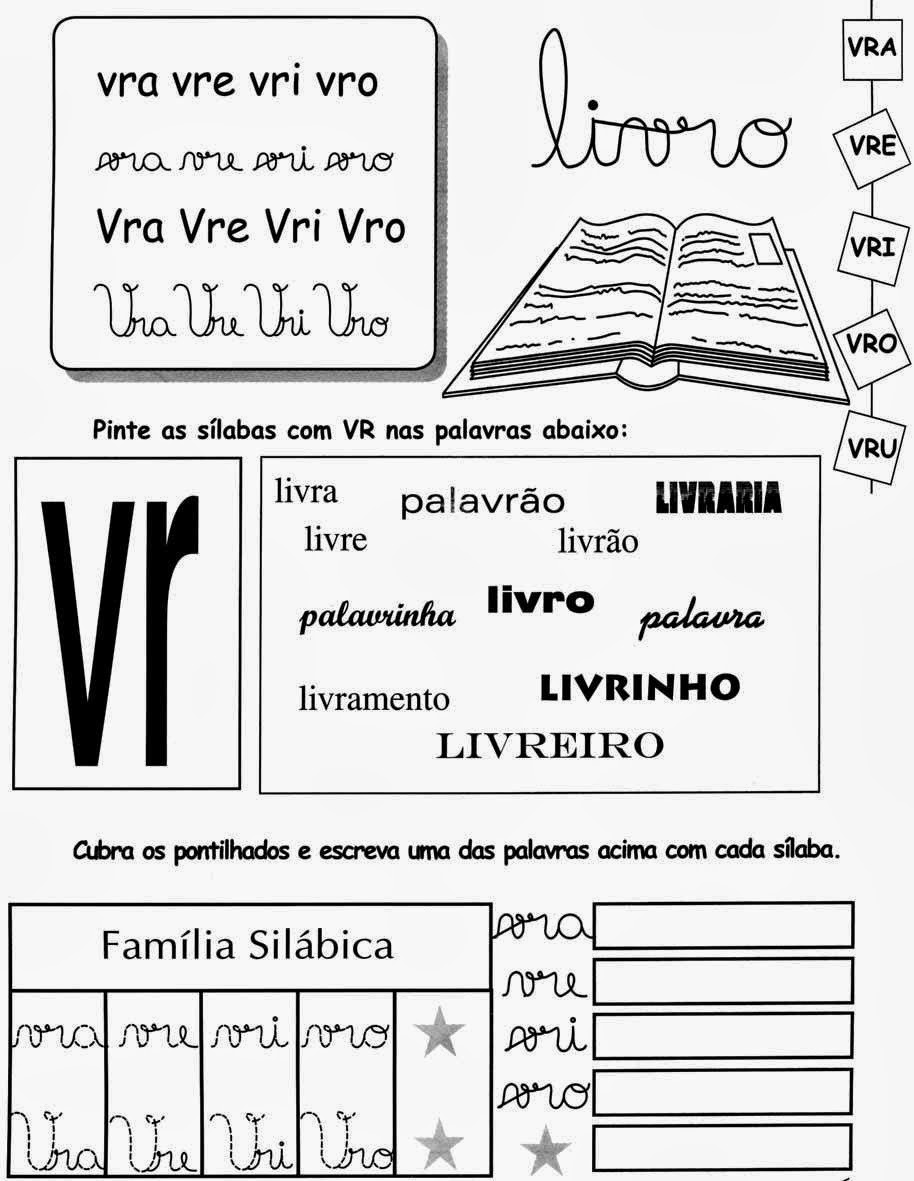 Psicopedagoga Jacqueline Marques: Atividades com TR e VR