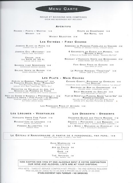 Chris Suhr's Menu Collection: Moulin Rouge. Paris