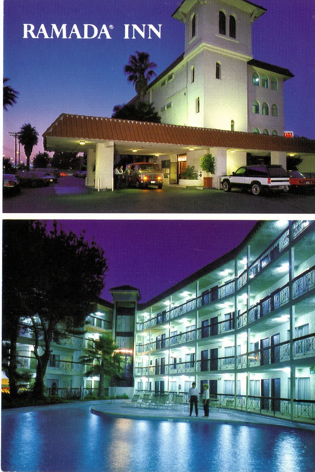 Ramada Inn in Burbank Postcard | San Fernando Valley Blog