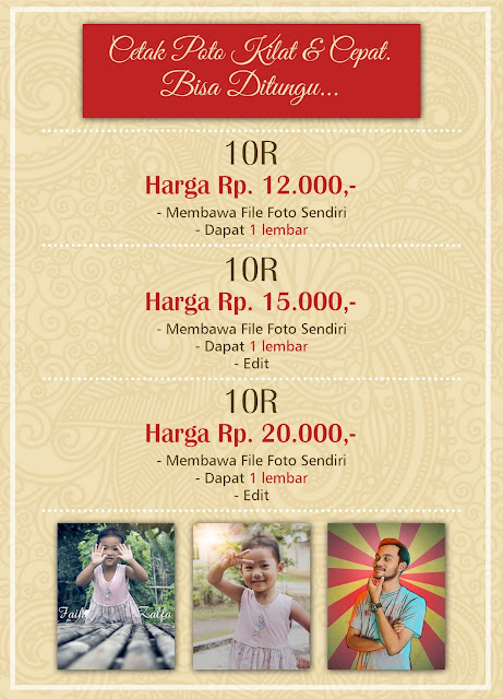 Contoh Price List / Daftar Harga Cetak Poto - kurasaurus