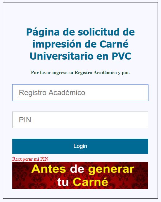 Pasos para generar el carné de la USAC 2019