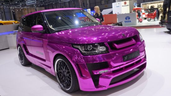 Generazione TUNING: Range Rover Mystère Cromato Rosa by Hamann