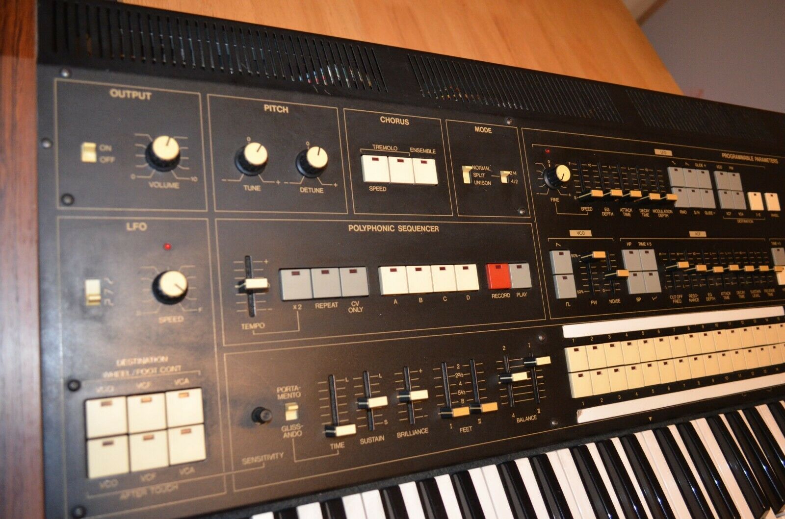 MATRIXSYNTH: Rare Yamaha CS70M Vintage Synthesizer SN 1254