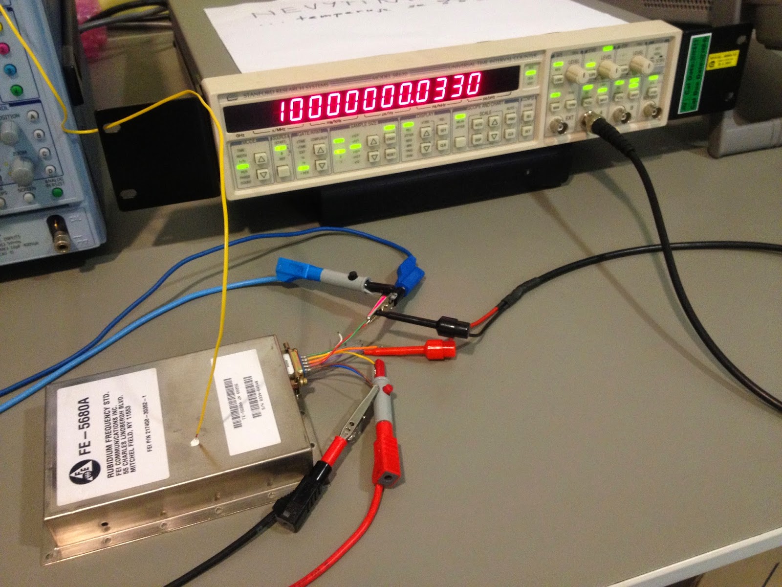 OK1RP - Ham radio in Renaissance...: FE-5680A Rubidium standard