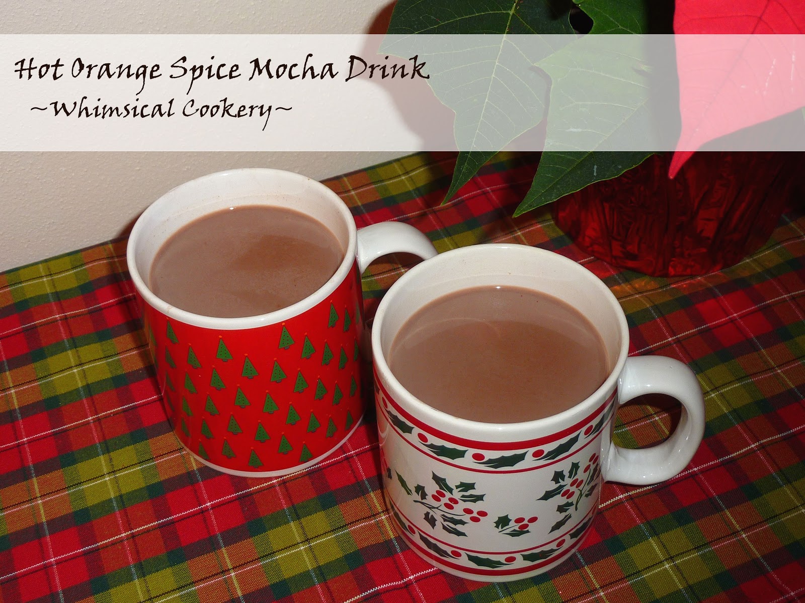 Hot Orange Spice Mocha Drink ~ Whimsical Cookery