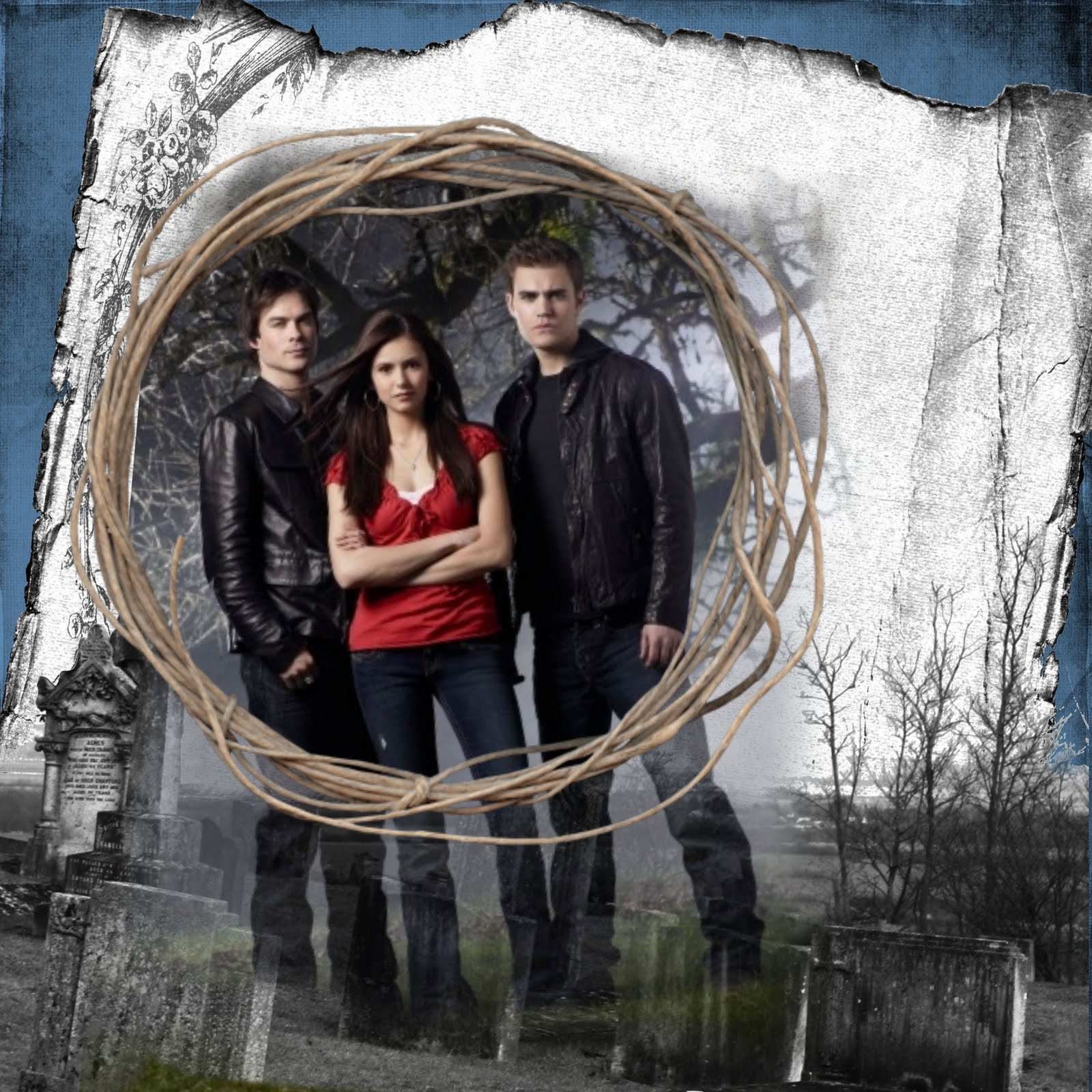 Nocturnal Crafts: Vampire Diaries Canvas & True Blood Mini Album