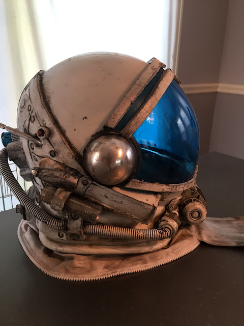 Prop space helmet design for Quantum Enigma | Black Fly Productions