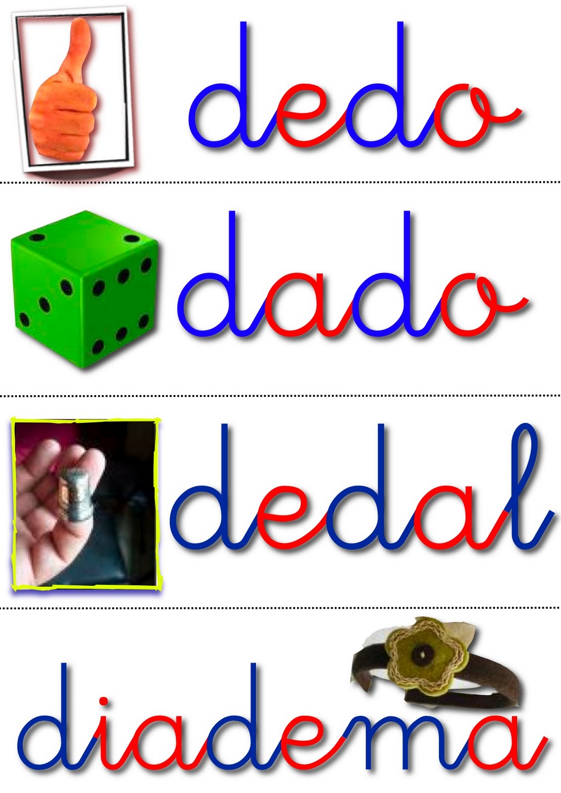 Palabras con d - Imagui