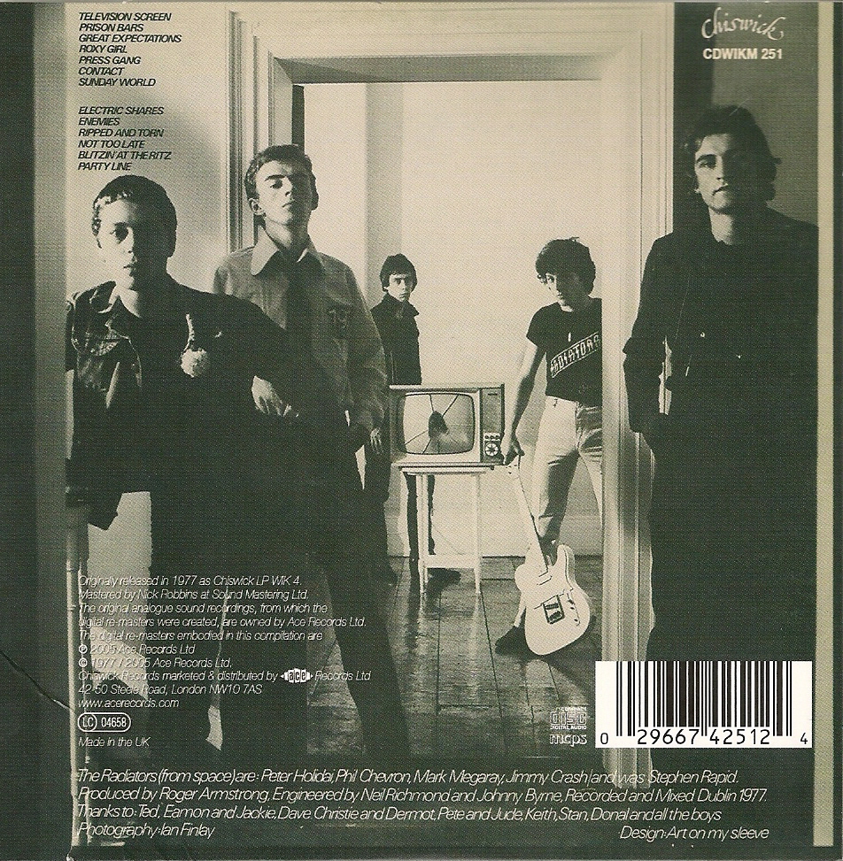 THE SKY IS BLUE AGAIN: The Radiators From Space - TV Tube Heart & Ghostown