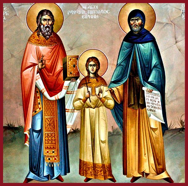 Sts. Raphael, Nicholas and Irene the Newly-Revealed Martyrs of Lesvos ...