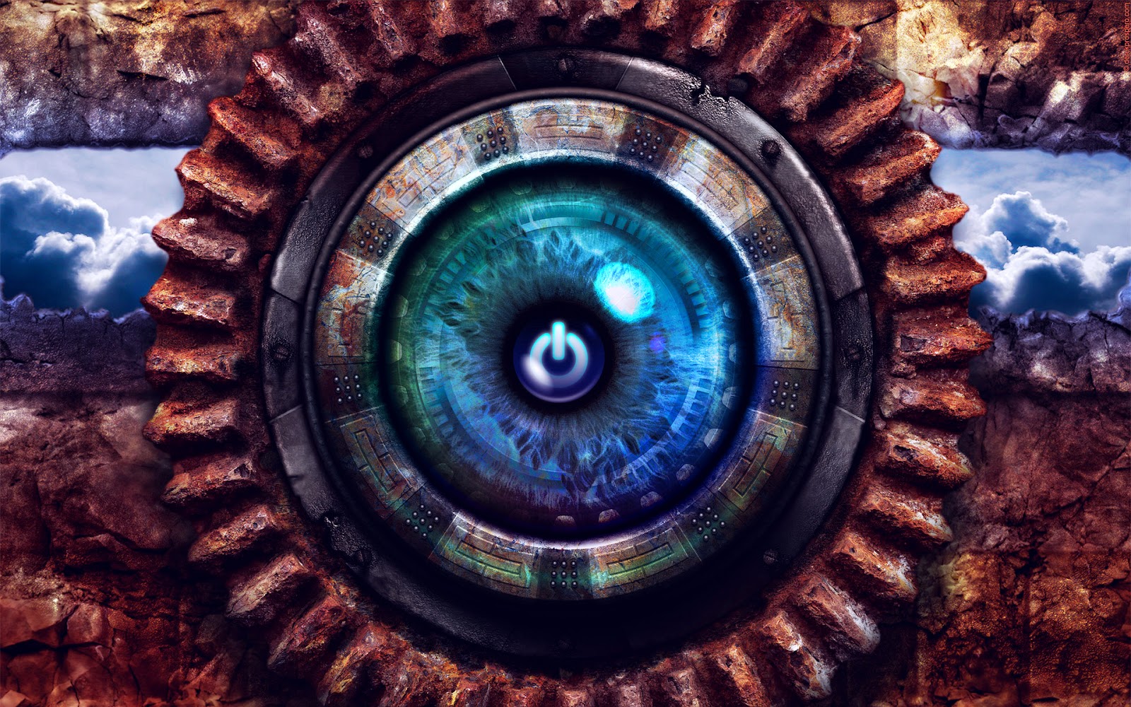 Rusty Eye Abstract Wallpaper - Free Wallpaper Pics