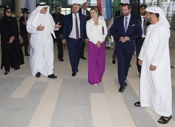 United Arab Emirates visit of Prince Guillaume and Princess Stephanie
