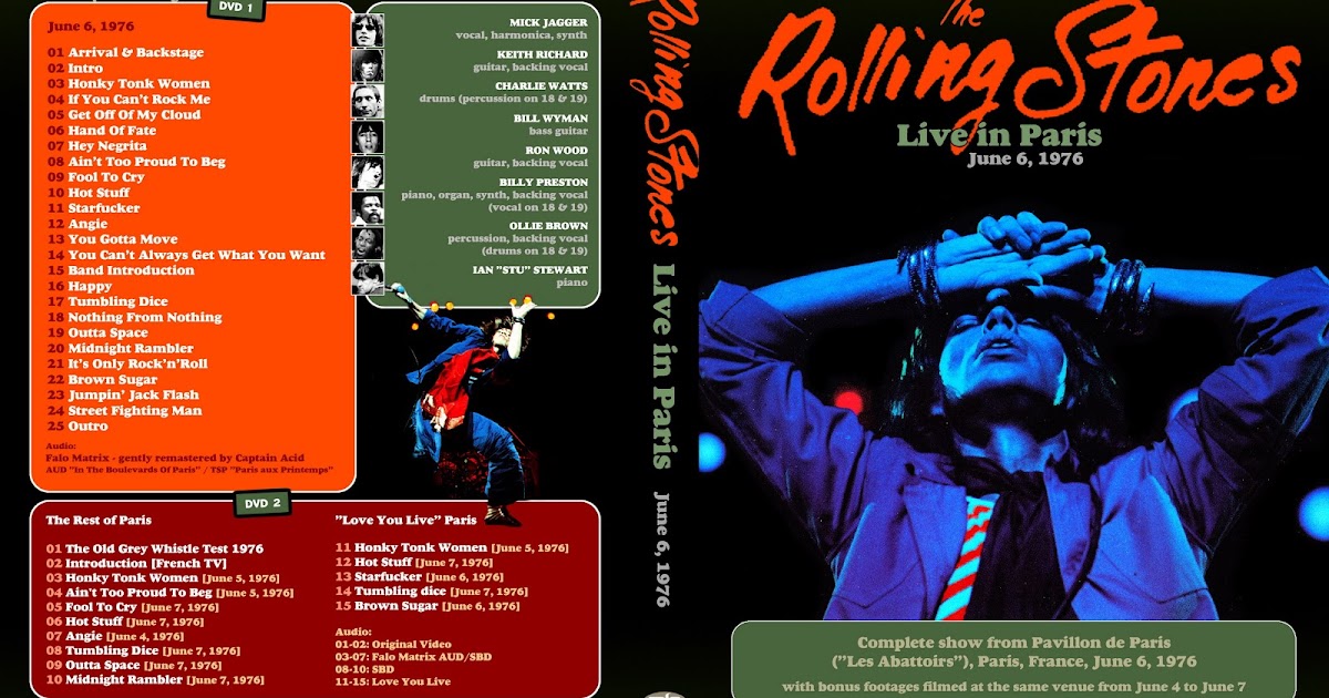 T.U.B.E.: The Rolling Stones - 1976-06-06 - Paris, FR (2xDVDfull pro-shot)