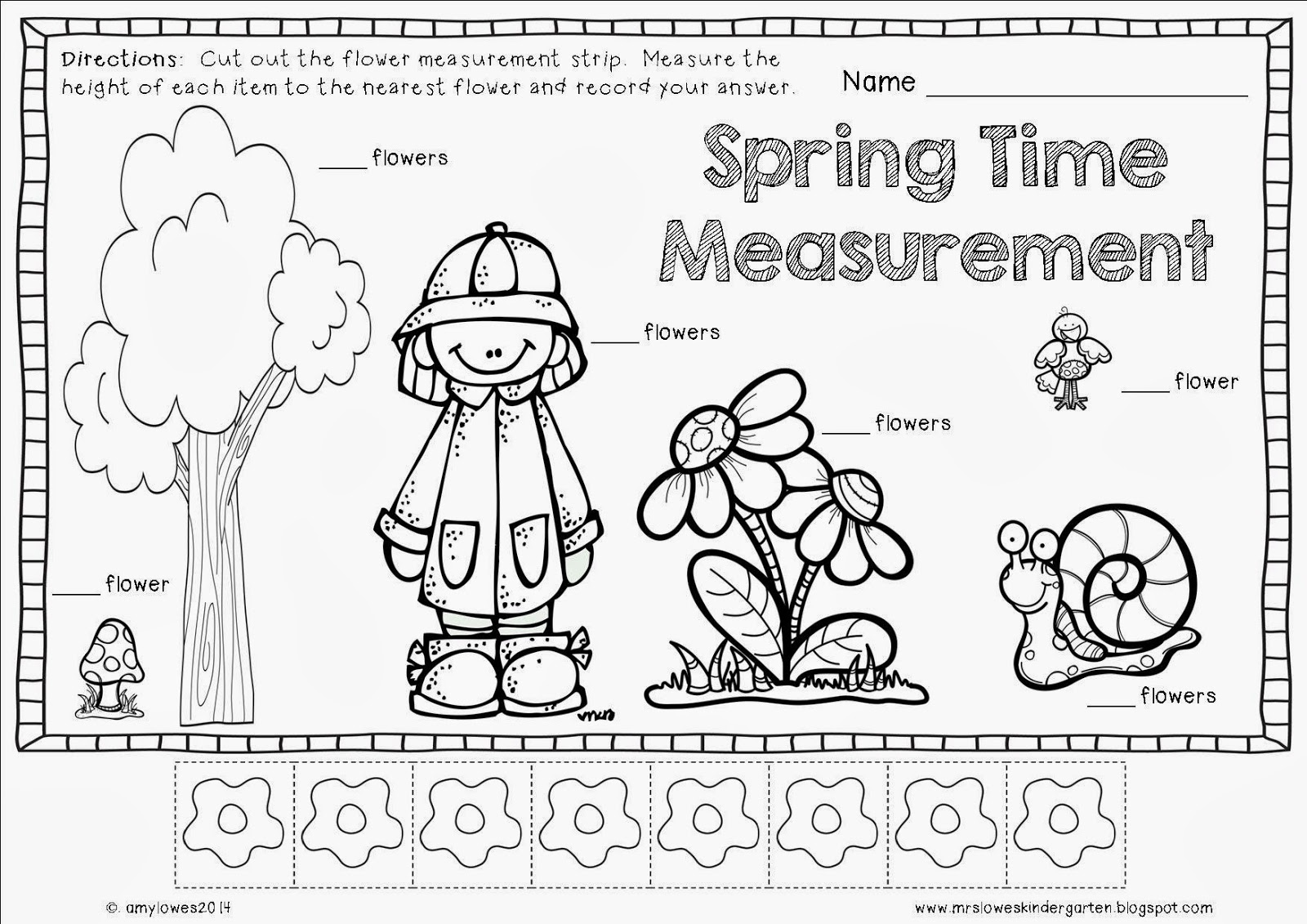 Mrs. Lowes' Kindergarten Korner: Everyone's a Winner! No Prep Spring ...