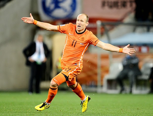 Surto de olho no craque: Arjen Robben - O protagonista holandês na Copa ...