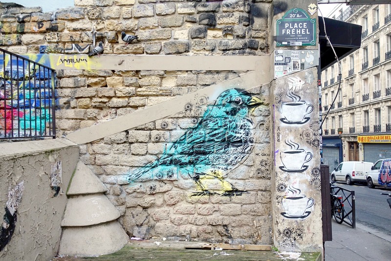 Sunday Street Art : MC Grou - rue de Belleville / place Fréhel - Paris ...