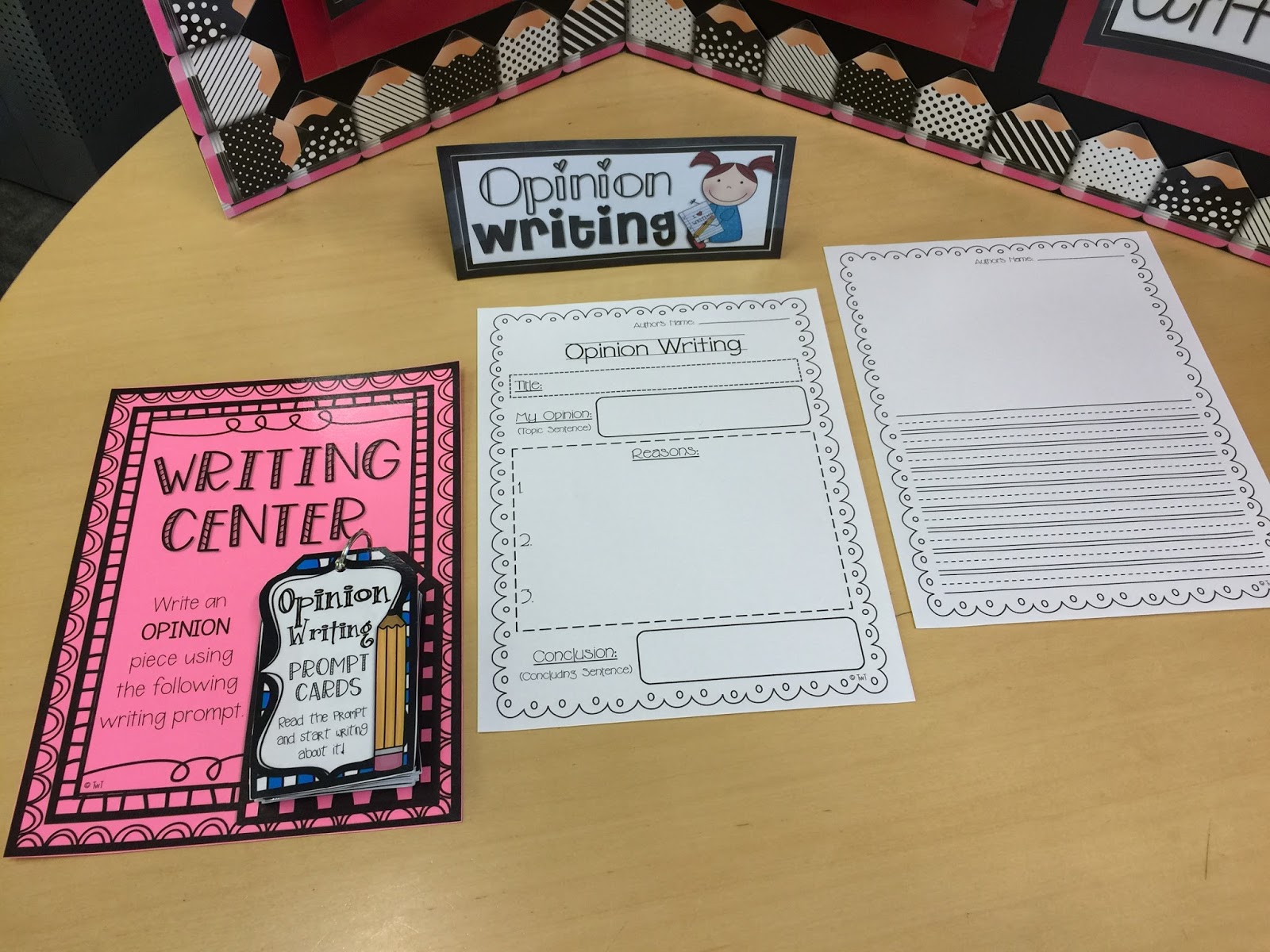 Teaching With Terhune: Writing Center Board with Tons of Activities for ...