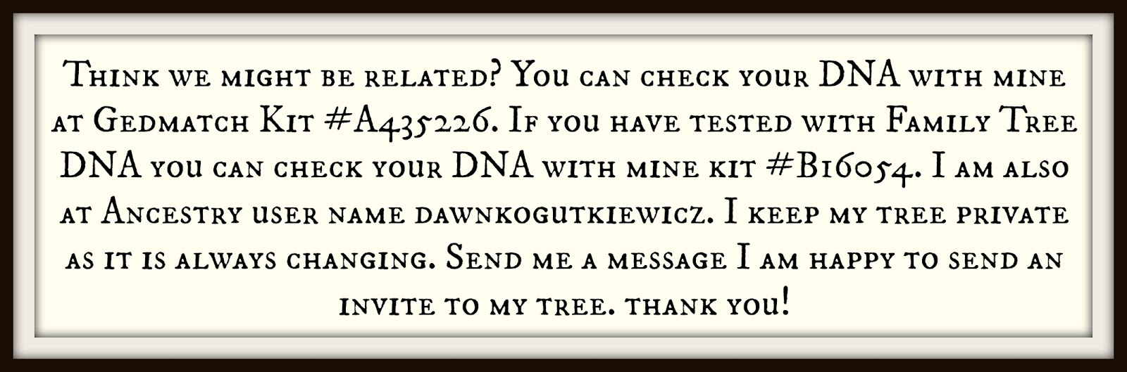 Scarlet and Dawn ~ One Woman, Two Names and Two Families: My Tree of ...