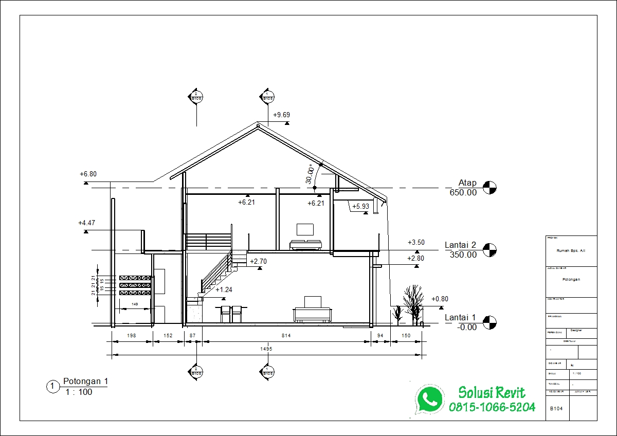 Belajar Revit : Contoh Desain Rumah Menggunakan Revit - 2 ~ Kursus ...