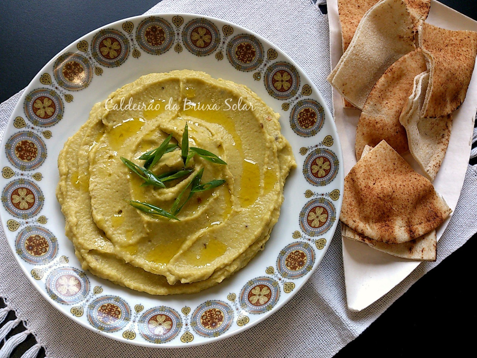 Receitas do Caldeirão : Homus de abacate