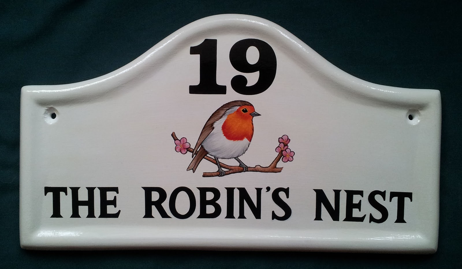 Hand Painted House Signs by Ceramic Art: House Signs with Roses ...